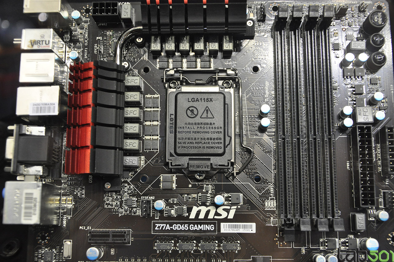 lab501 » CeBIT 2013 – MSI arata Z77 Gaming si N660Ti PE Gaming Edition